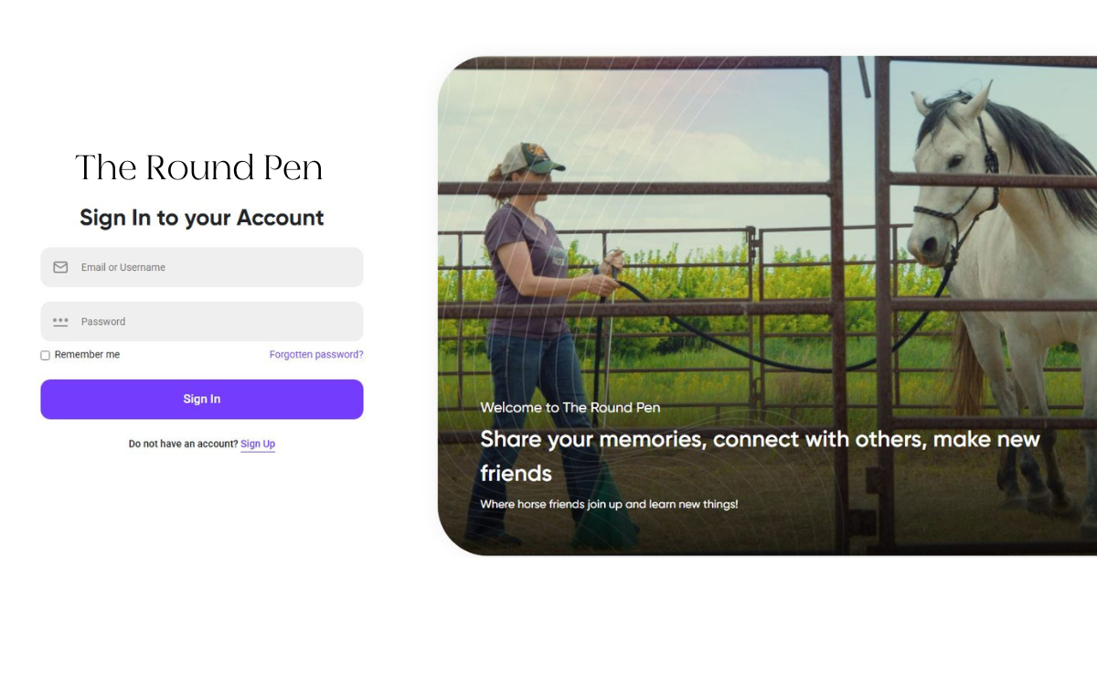 Welcome to The Round Pen